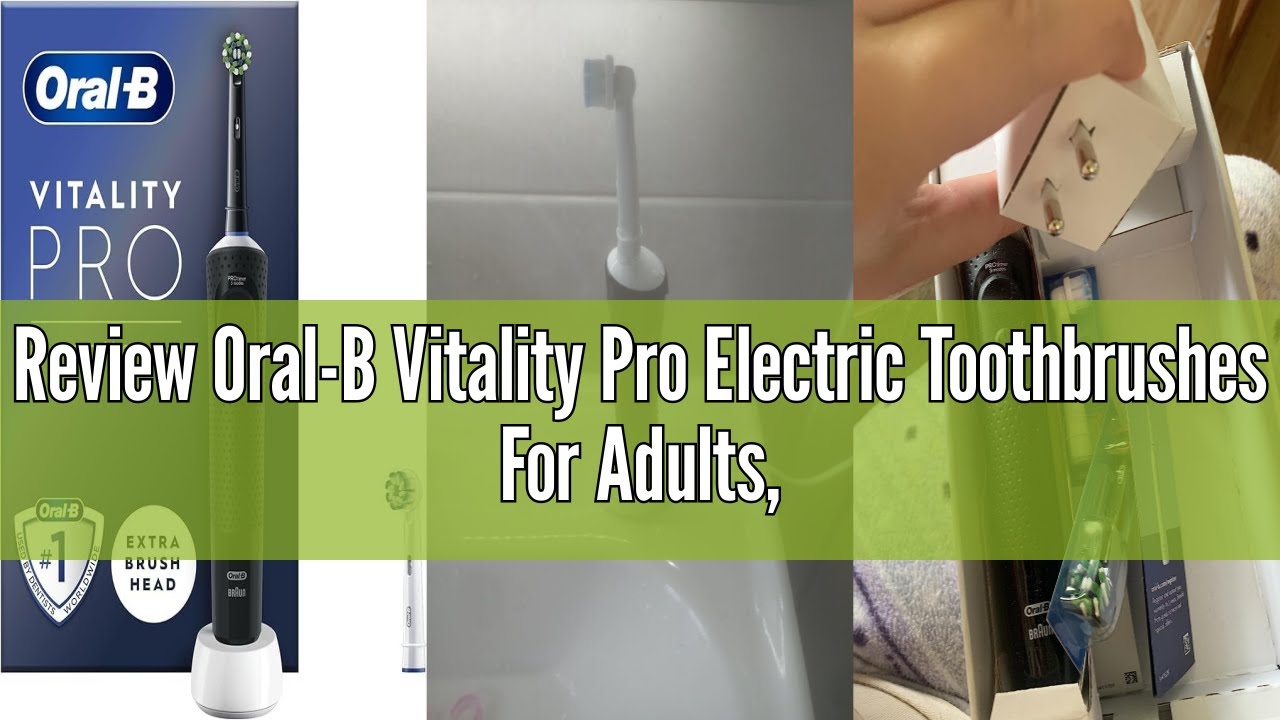 Review Oral-B Vitality Pro Electric Toothbrushes For Adults, For Him / Her, 1 Handle, 2 ...