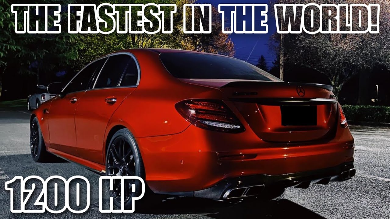 1200HP Mercedes Benz AMG E63S Stage 3 | Insane Dragy acceleration from ...