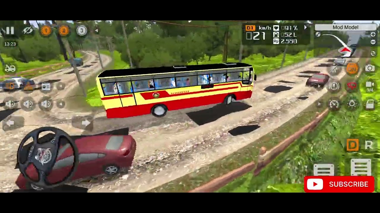 KERALA KSRTC super fast bus #off road map mass driving# ...