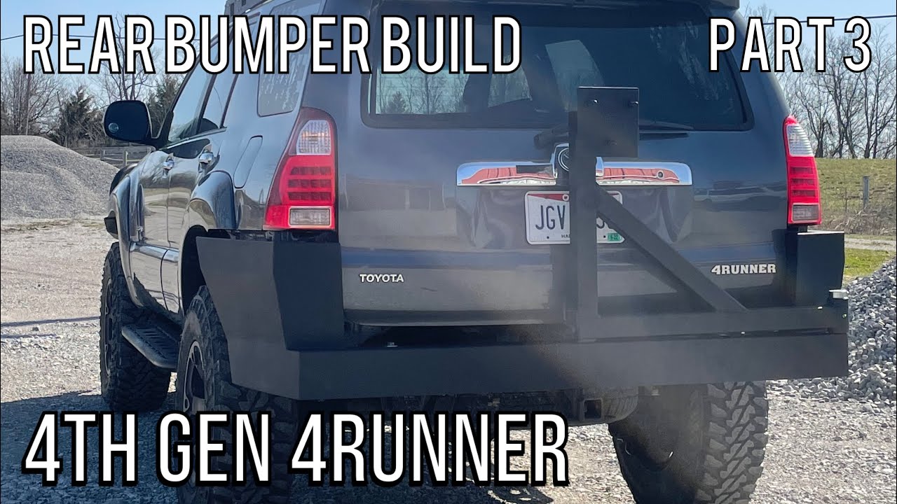 4th Gen 4Runner - Rear Bumper Build - Part 3 - SWING OUT - YouTube
