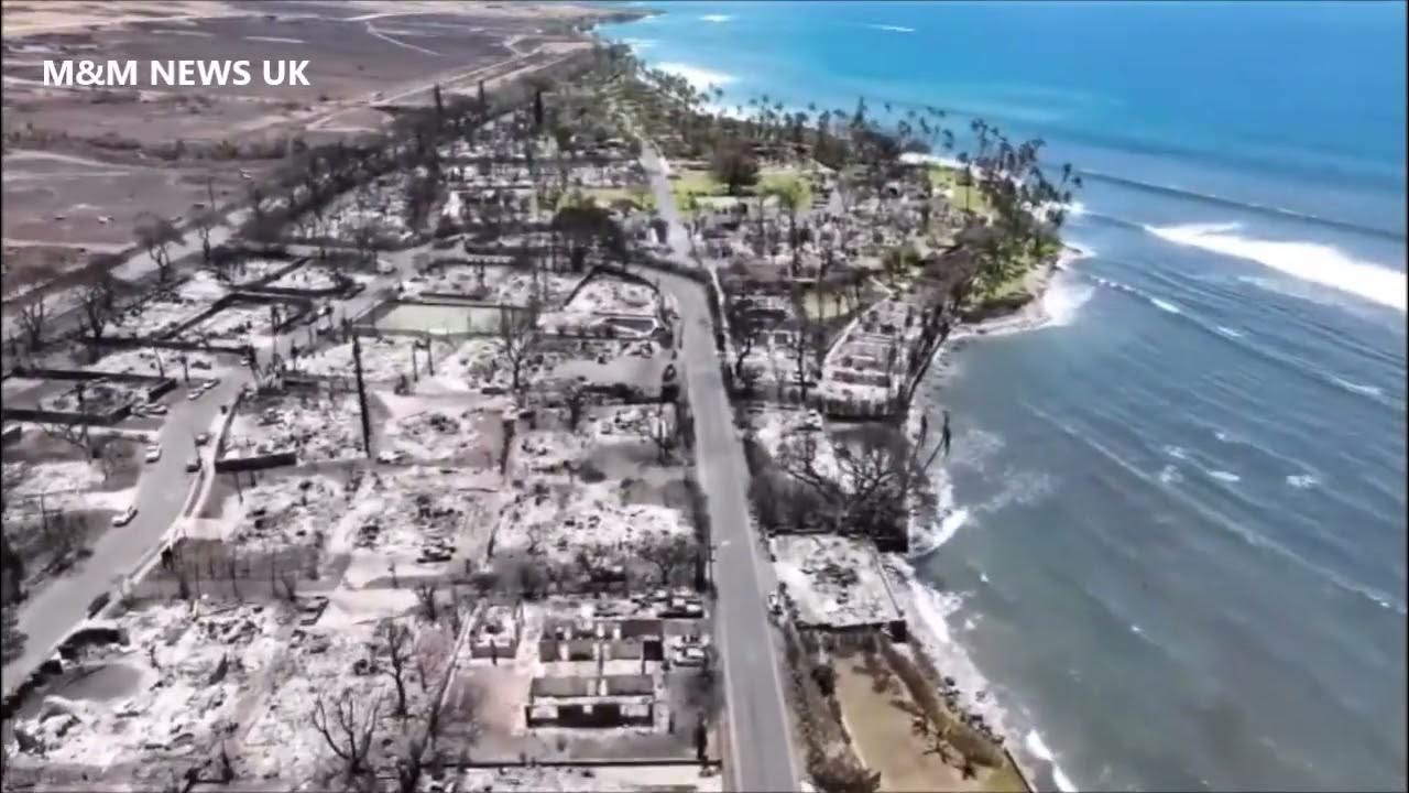 #Maui - Fire Damage from Aina Nalu to the Lahaina Banyan Tree - YouTube