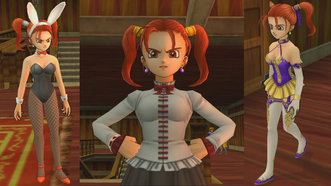 Dragon Quest 8: Jessica Leaves Home - All Outfits - YouTube