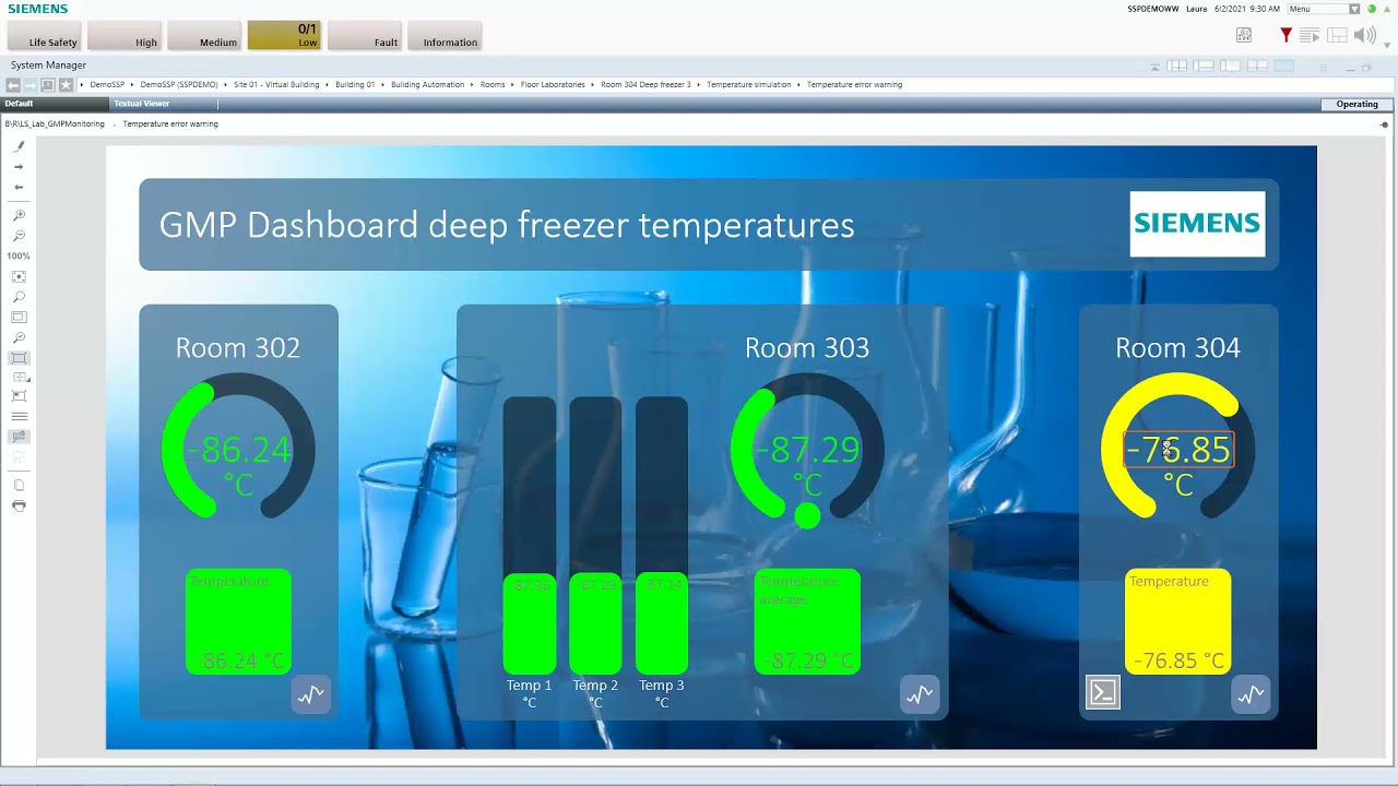 Desigo CC - Monitor critical equipment - YouTube