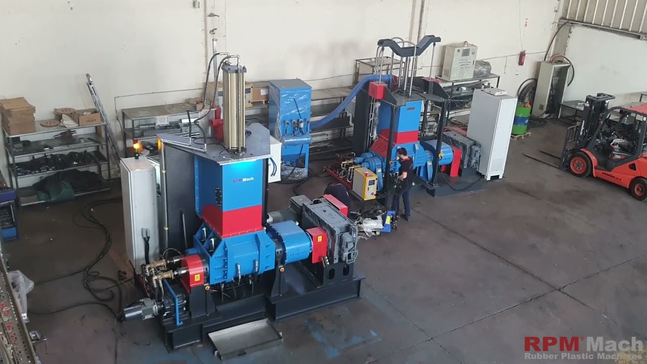 RUBBER 75L KNEADER COMPOUNDING MIXER - YouTube