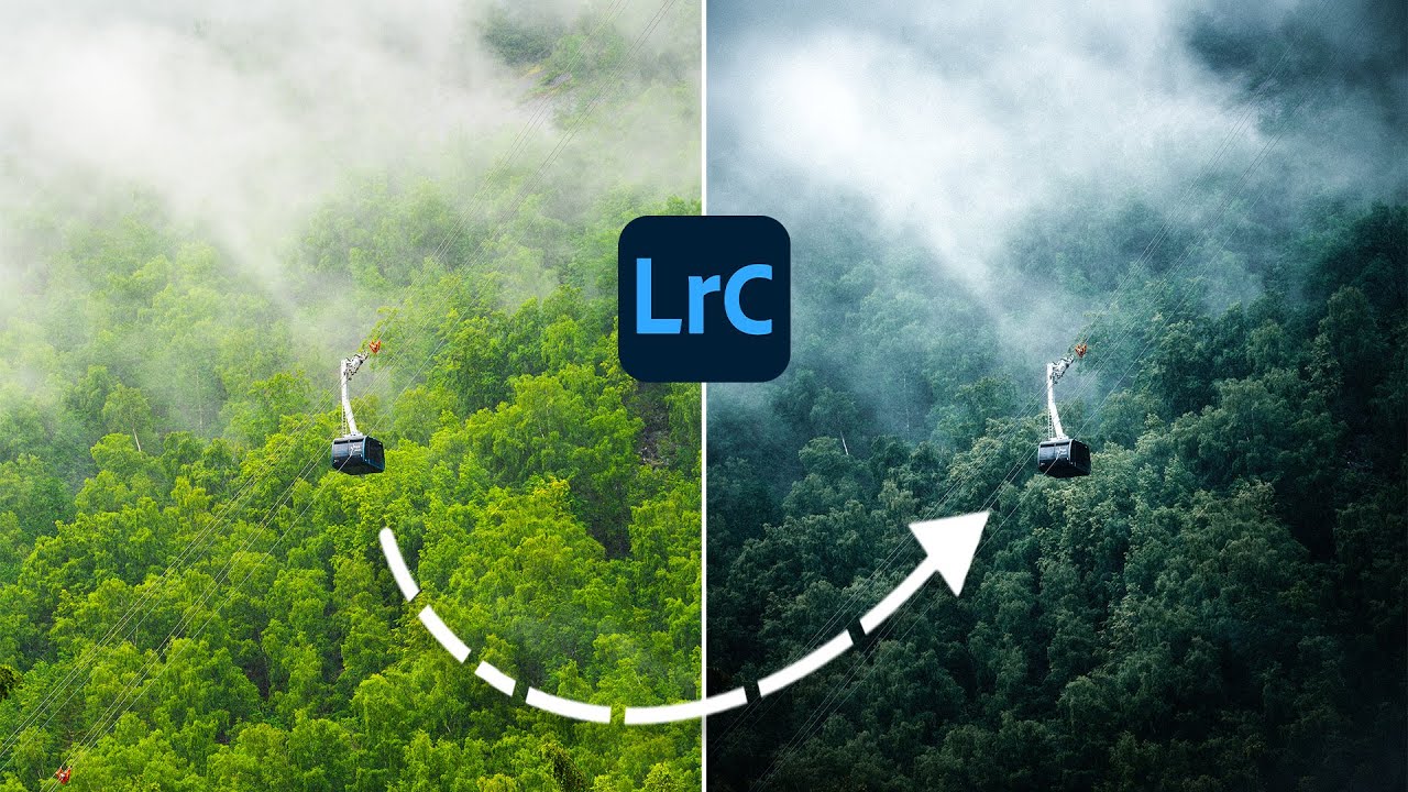 The Secret to Perfect Dark Green Edits in Lightroom - YouTube