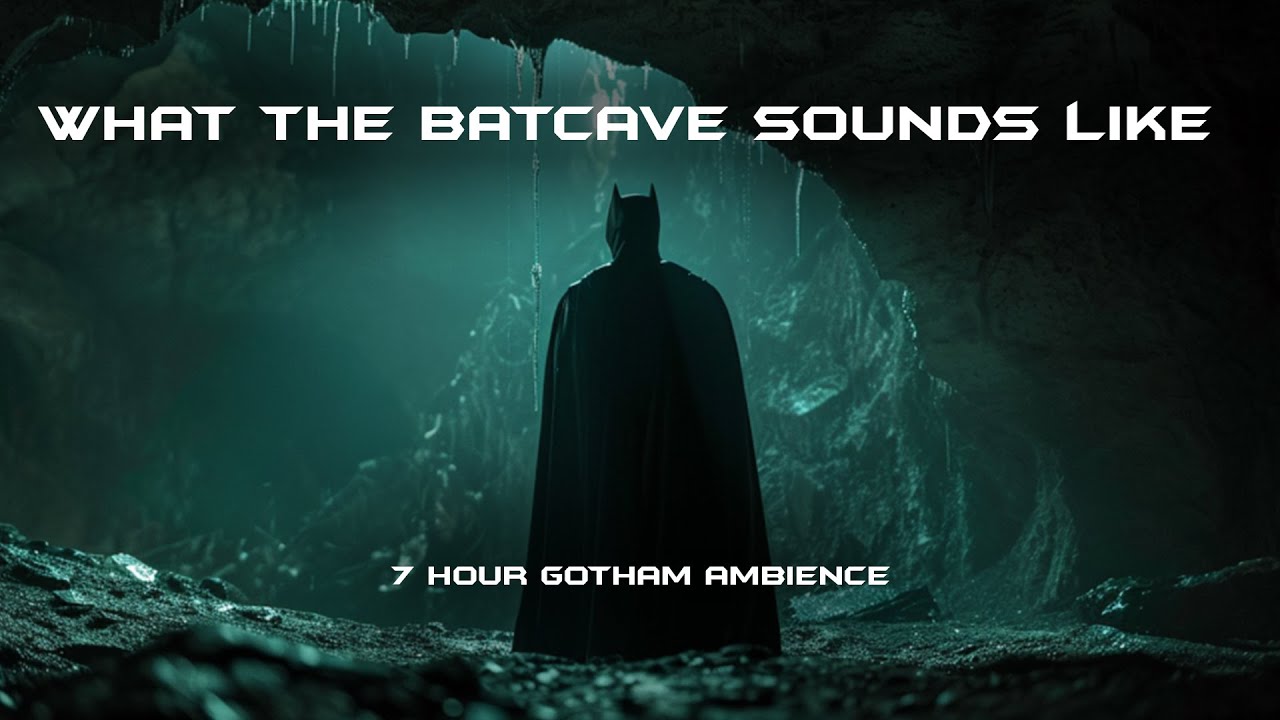 What The Bat Cave Sounds Like | 7 Hour Gotham Ambience - YouTube