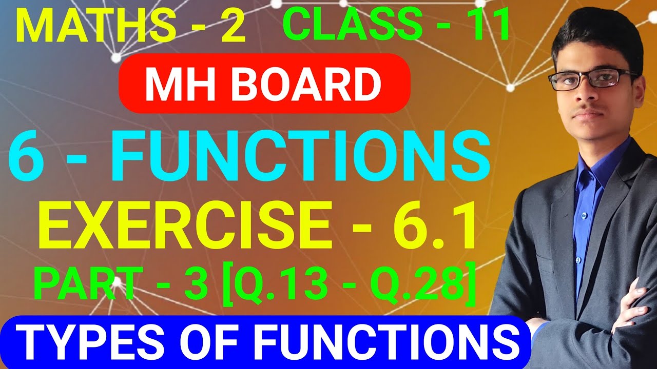Exercise - 6.1 | Types of functions | Logarithmic functions | Class ...