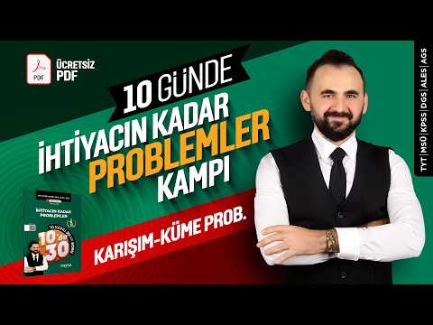 15) Karışım Problemleri Konu Anlatımı ve Küme Problemleri Konu Anlatımı PDF 8.GÜN ALES KPSS ALES DGS