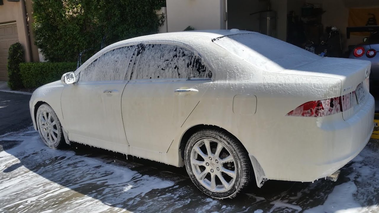 Acura TSX Chemical Guys Citrus Wash & Gloss - YouTube