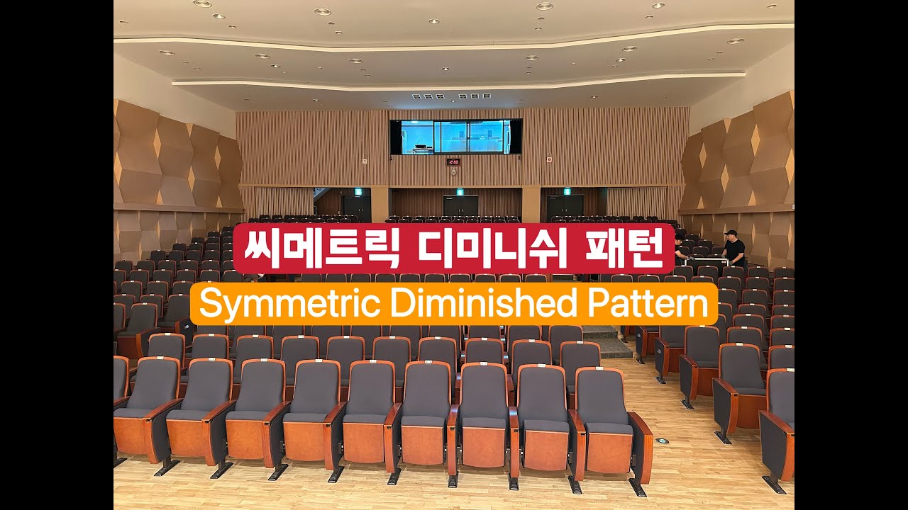 씨메트릭 디미니쉬 패턴(Symmetric Diminished Pattern) - YouTube