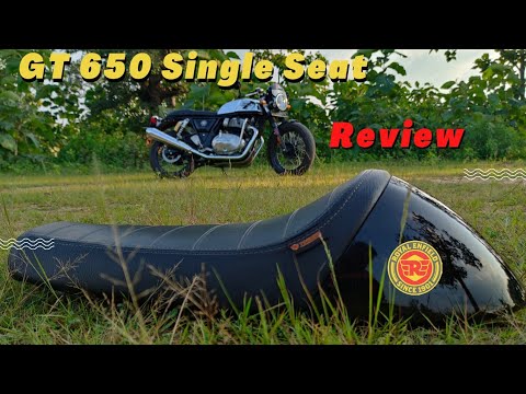 GT 650 Single Touring Seat Review and Comfort check #royalenfield # ...