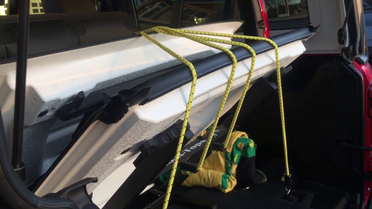 Jeep Rubicon JL Freedom Panel Storage Rack - YouTube