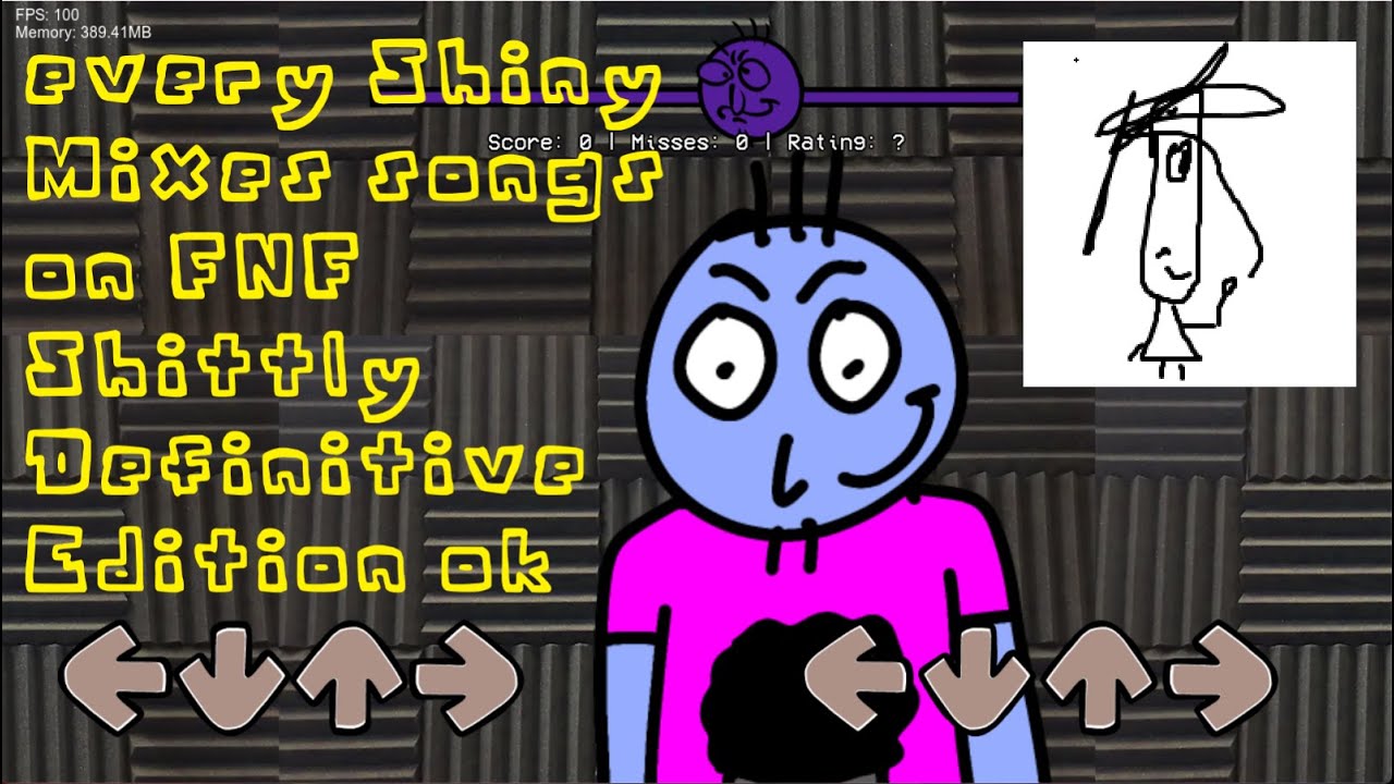 every Shiny Mixes songs playable on FNF Shittly Definitive Edition ...