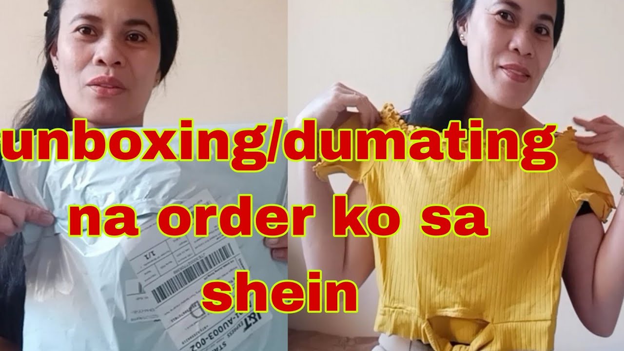 unboxing/dumating na order ko sa shein/yettel pajres. - YouTube