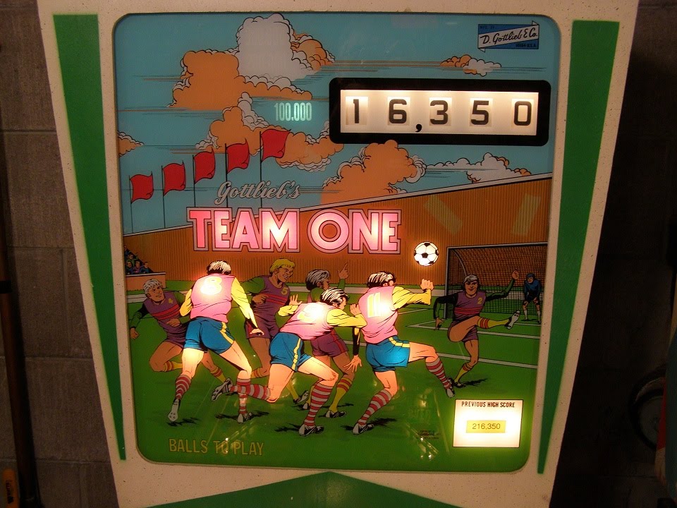 1977 Gottlieb Team One (add a ball) pinball review and game play by Cad ...