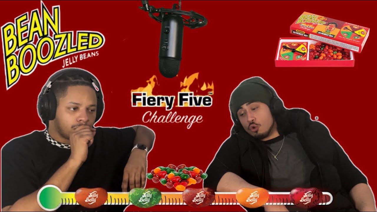 Bean Boozled Fiery Five Challenge - YouTube