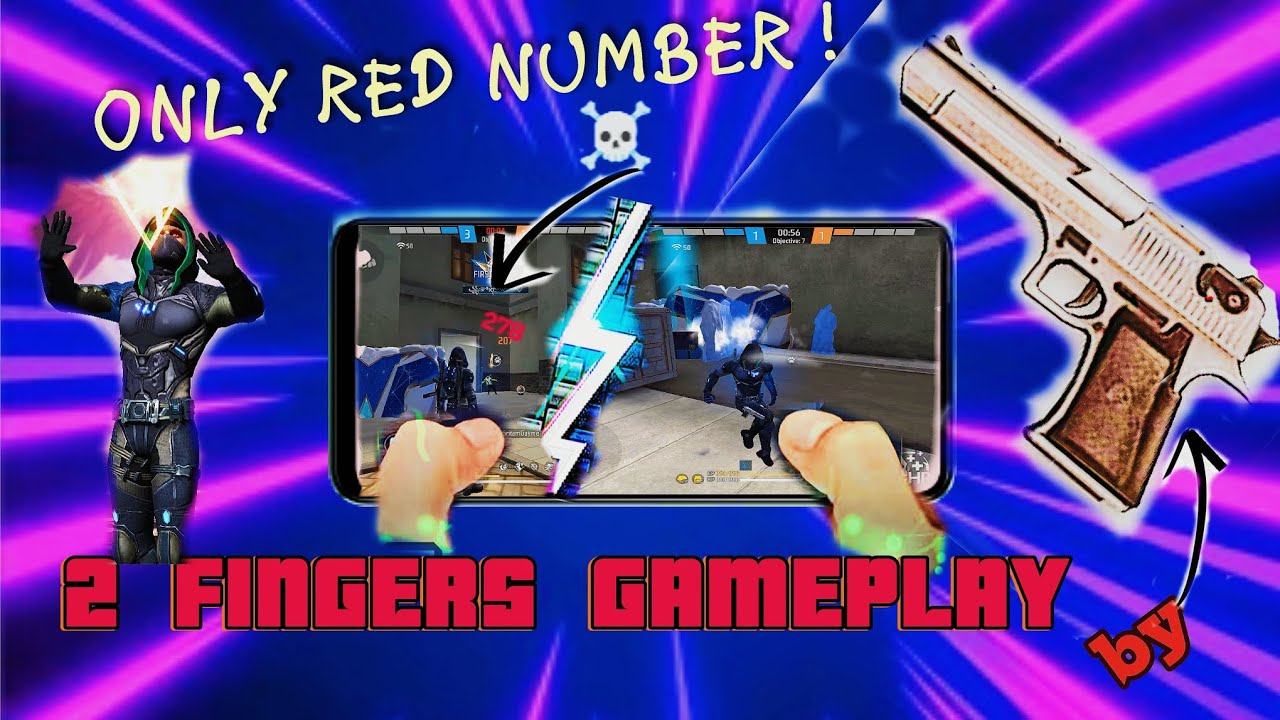 ️ 2 FINGER COUSTOM HUD! || Try improving 📈 - Free Fire Max #freefireMax ...