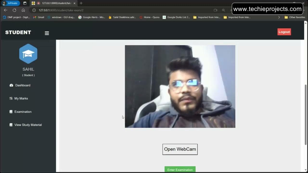 Online Exam Emotion Detection using Python | Python Projects for Final Year Students - YouTube