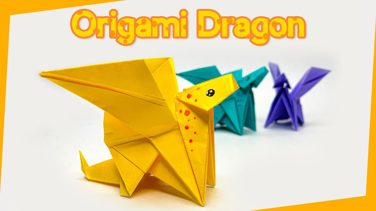 Origami Paper Dragon | How to make paper dragon - YouTube