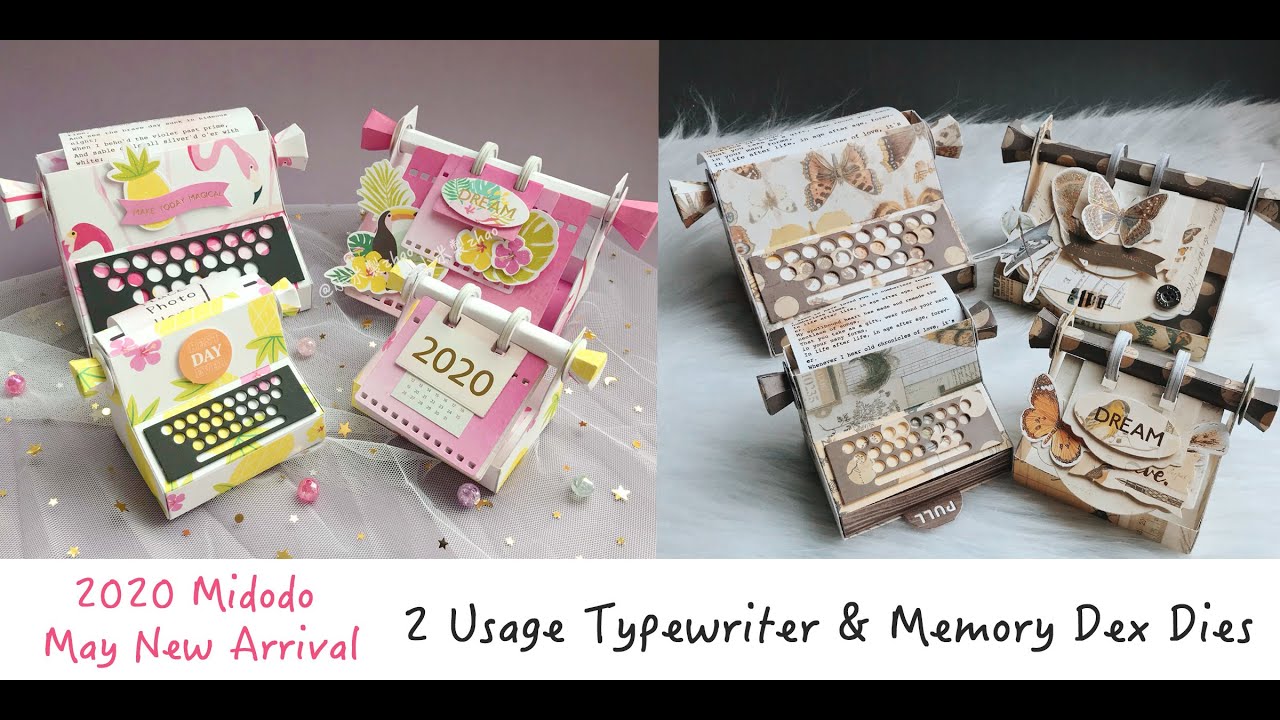2020 Midodo May New Arrival 2 Usage Typewriter & Memory Dex Holder Dies ...