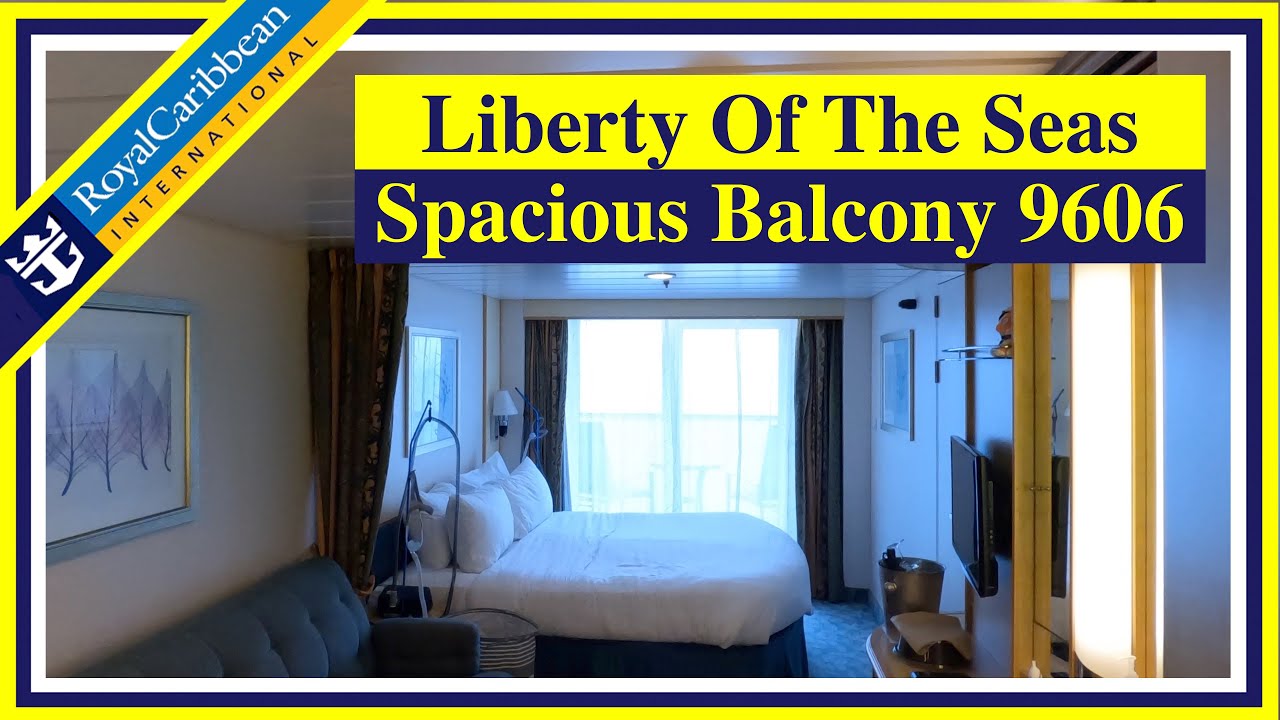 Spacious Balcony tour: room 9606 on the Liberty Of The Seas - YouTube