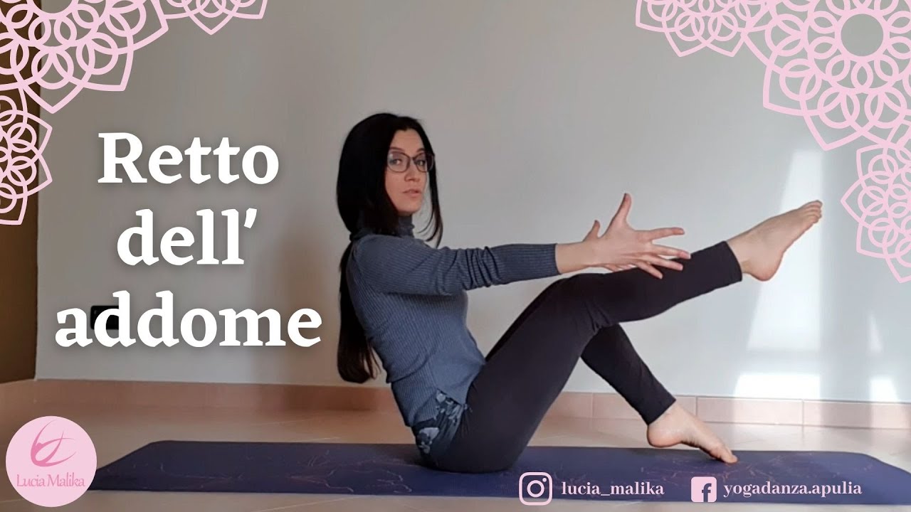 Yoga per rinforzare il retto dell'addome - YouTube