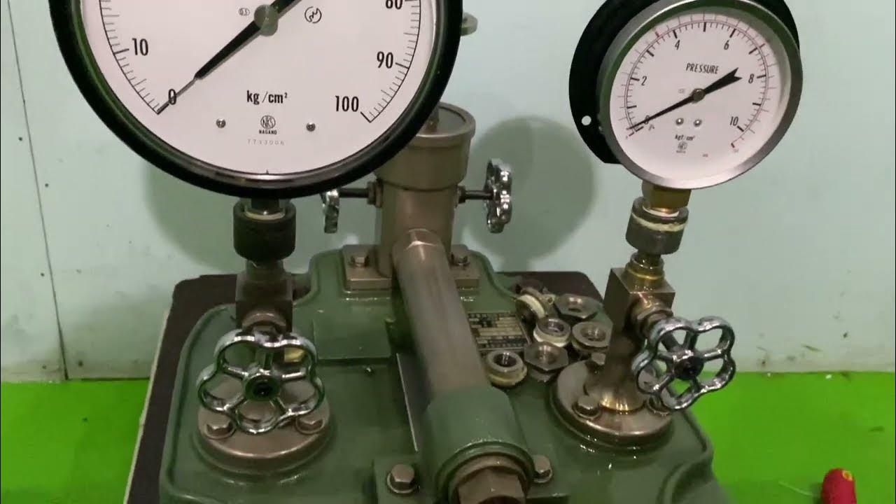 Cara Kalibrasi Pressure Gauge Youtube