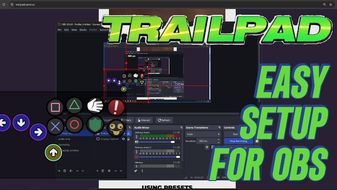 Controller Button Display for OBS Streaming and Recording (PlayStation ...