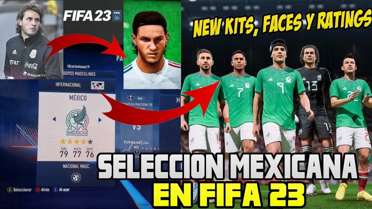 Así es La Selección Mexicana en FIFA 23 | Nuevos Rostros Licenciados ...