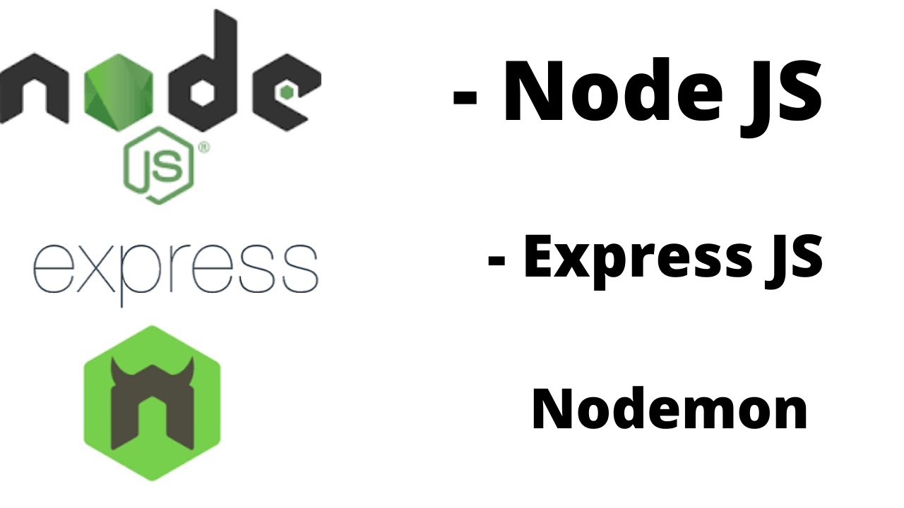 Nodejs Express And Nodemon Short Intros Youtube