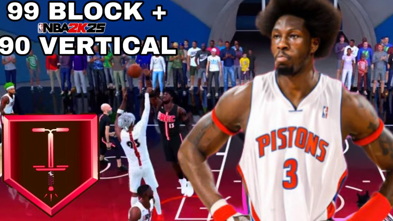 UNDERSIZED BEN WALLACE BUILD 99 BLOCK NBA 2K25 - YouTube