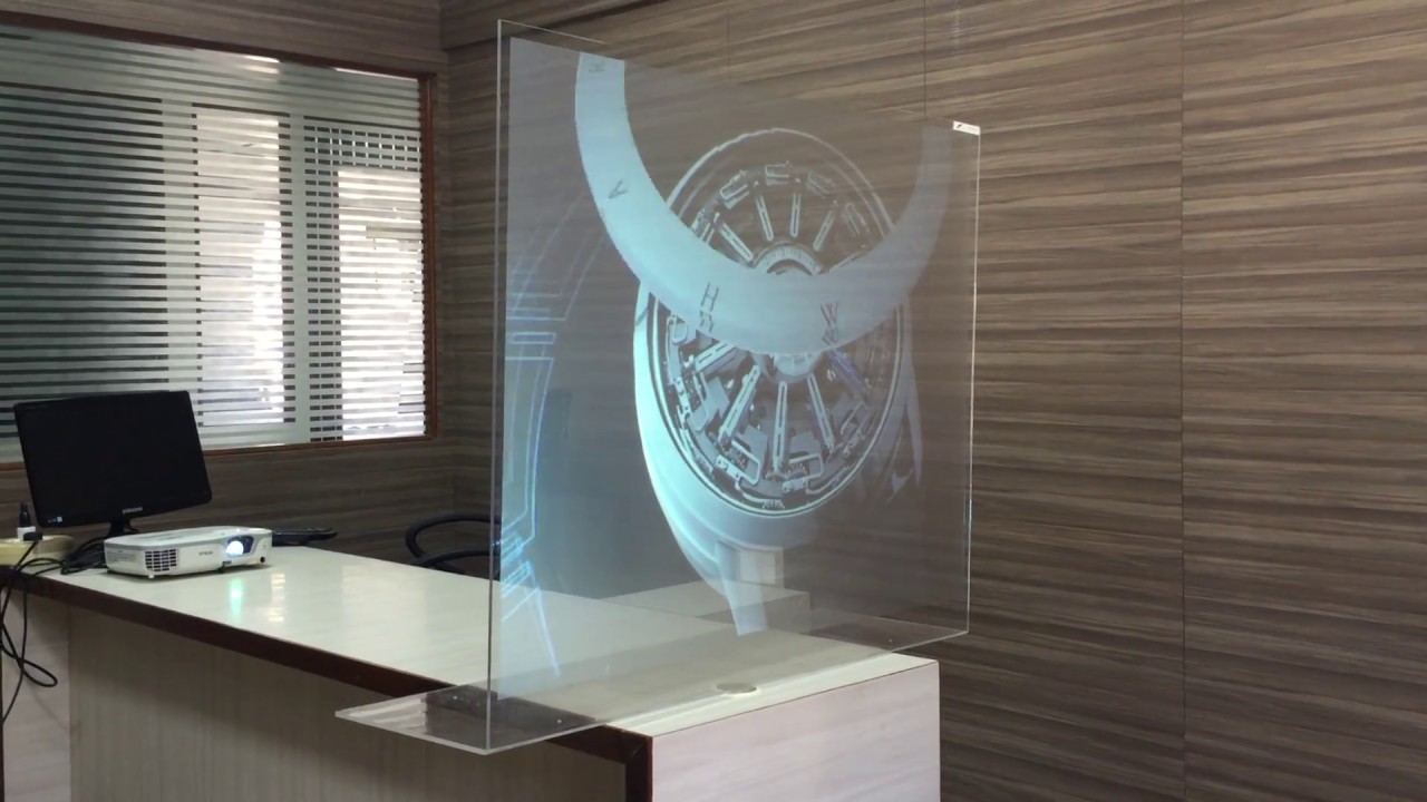 Transparent projection film - YouTube