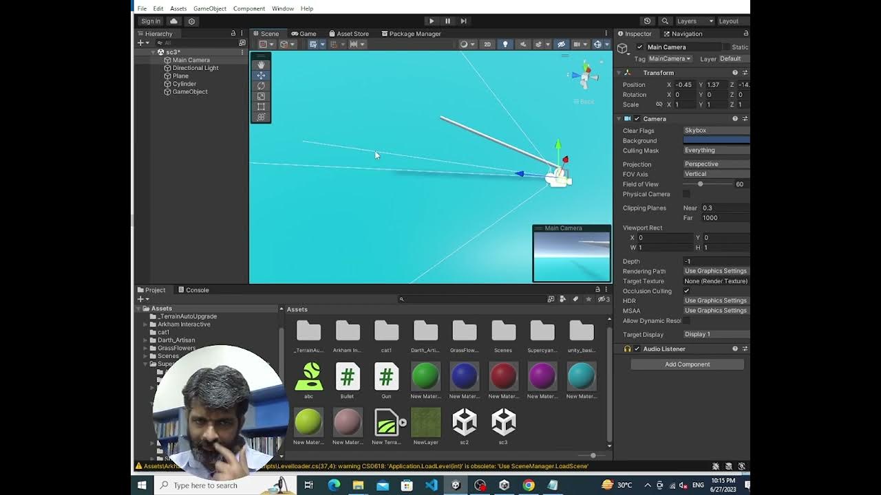 Unity 3D | Gun Bullet Game | Collider | Tag | Move | Collision | Unity3D | Urdu | Hindi - YouTube