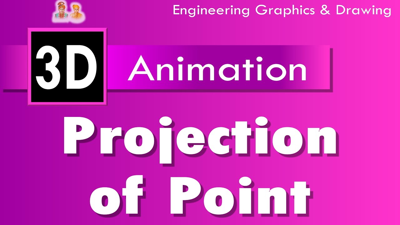 Projection of Point | 3D Animation | Engineering Drawing - YouTube