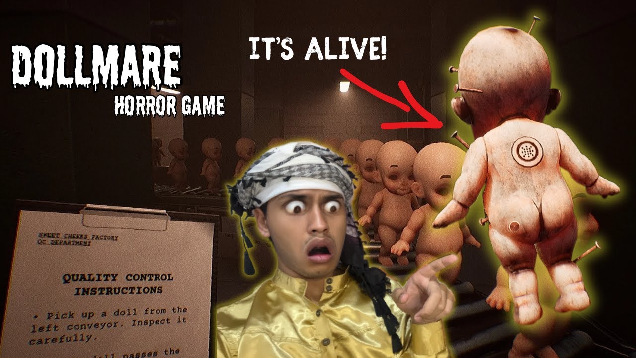 Working in a Haunted Factory with Scary Dolls ! - YouTube