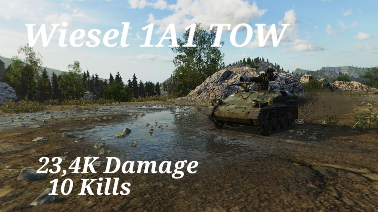World of Tanks console Wiesel 1A1 TOW (My new damage record) - YouTube