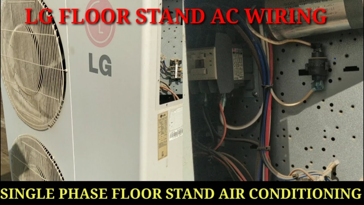 Single Phase Floor Stand Air Conditioning Wiring. ️ ️ ️ - YouTube