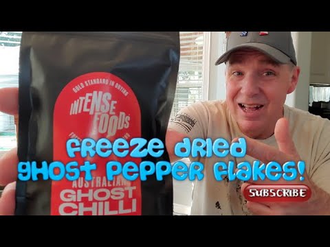 Freeze Dried Ghost Peppers By Intense Foods - YouTube