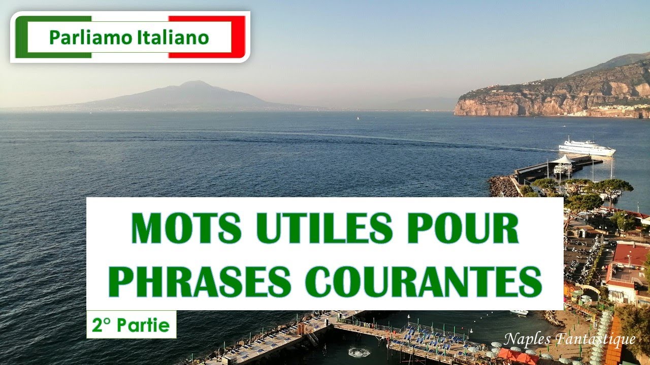 𝙄𝙏𝘼𝙇𝙄𝙀𝙉 𝙑𝙤𝙘𝙖𝙗𝙪𝙡𝙖𝙞𝙧𝙚 pour débutants 🇮🇹 VOCABULAIRE essentiel de base - 2 ...