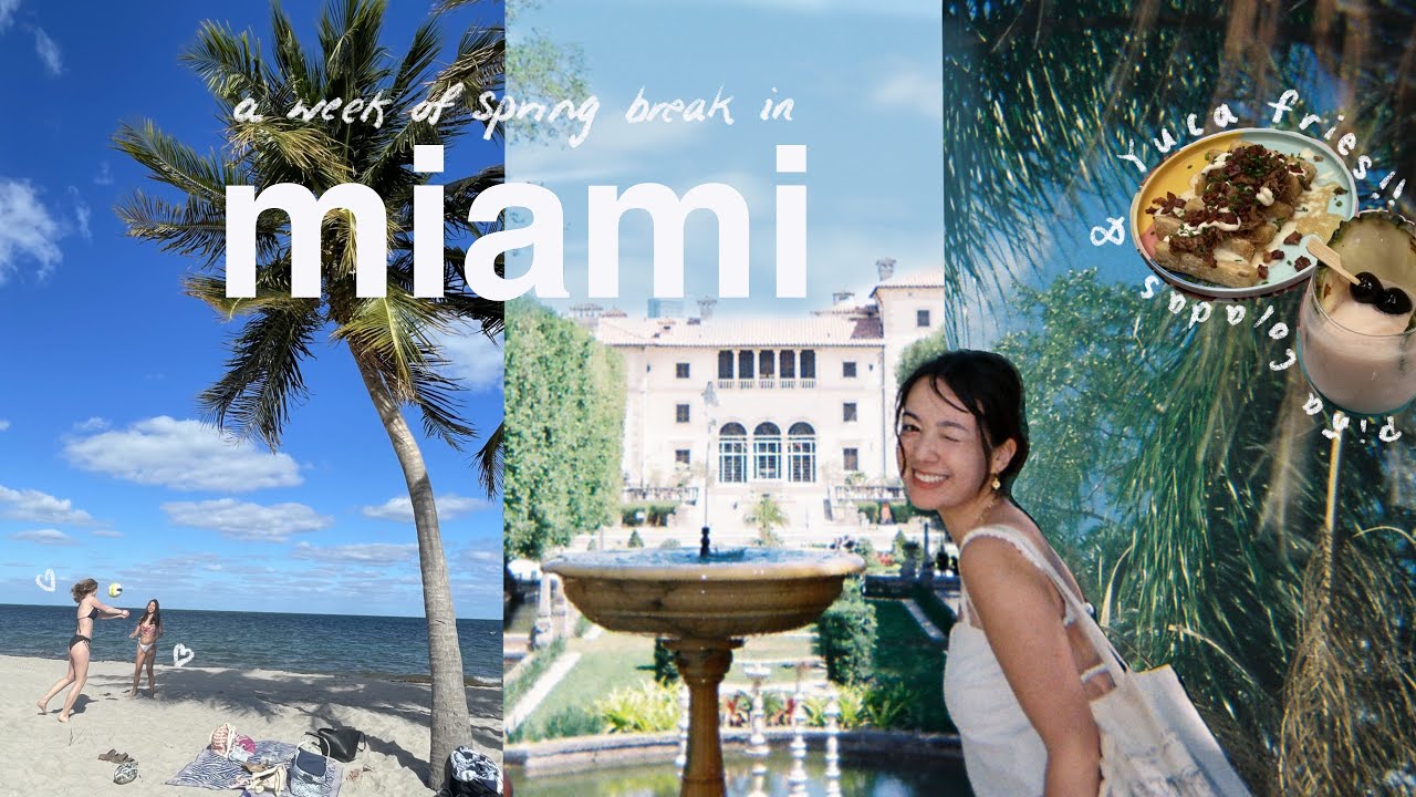 spring break in miami | going to the sea for a reset - YouTube