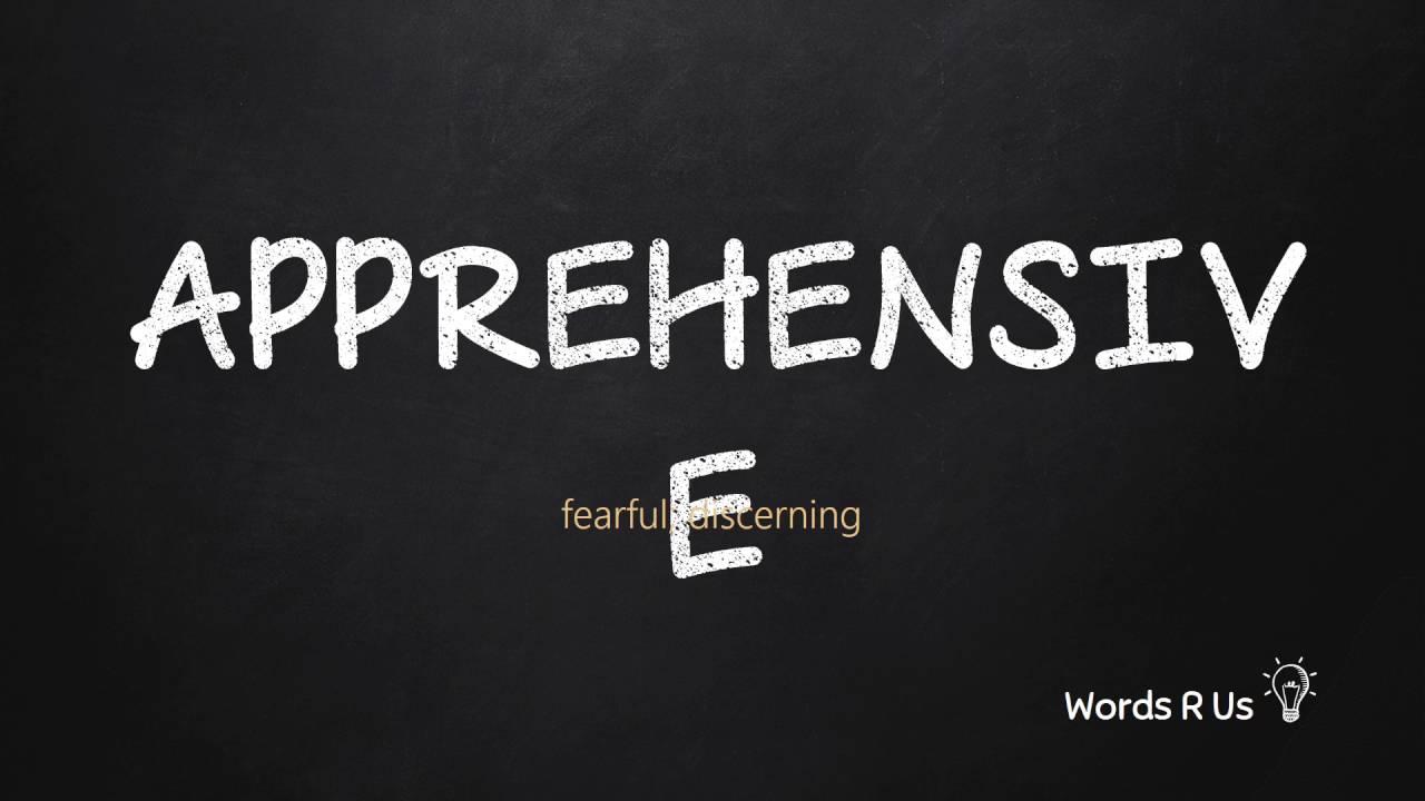 How to Pronounce APPREHENSIVE in American English - YouTube