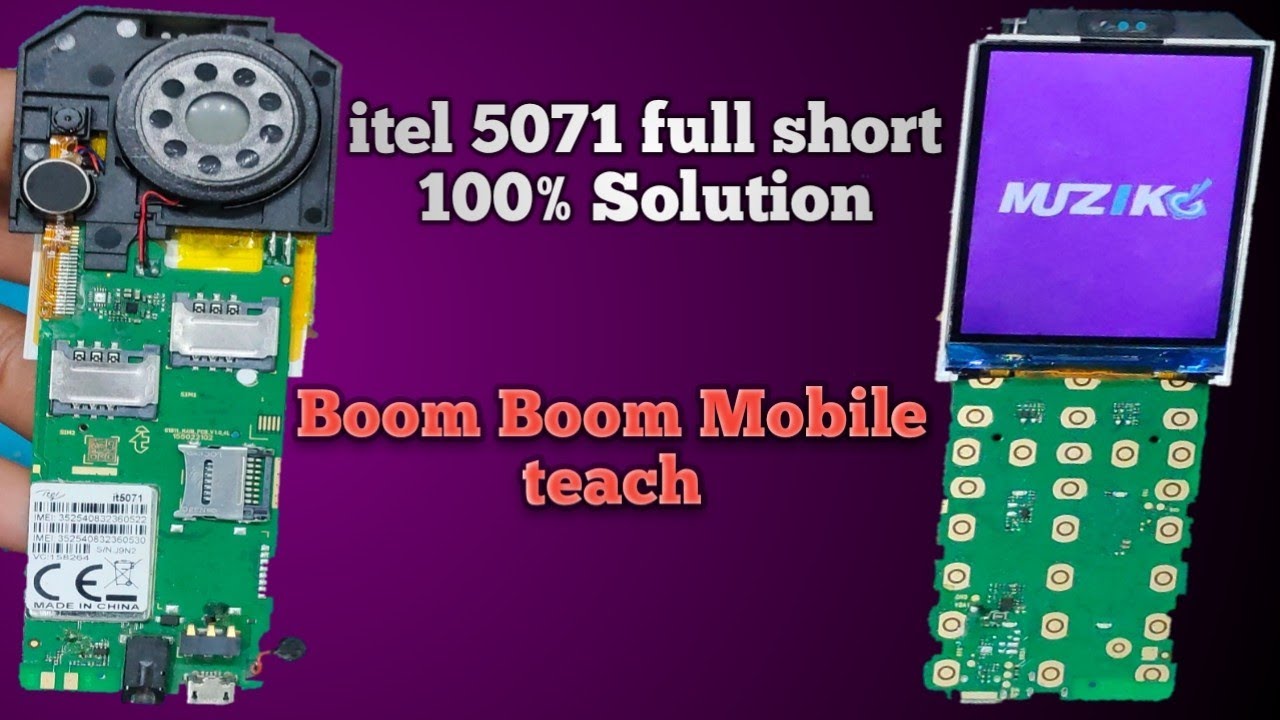 itel 5071 full short ! Boom Boom Mobile teach - YouTube