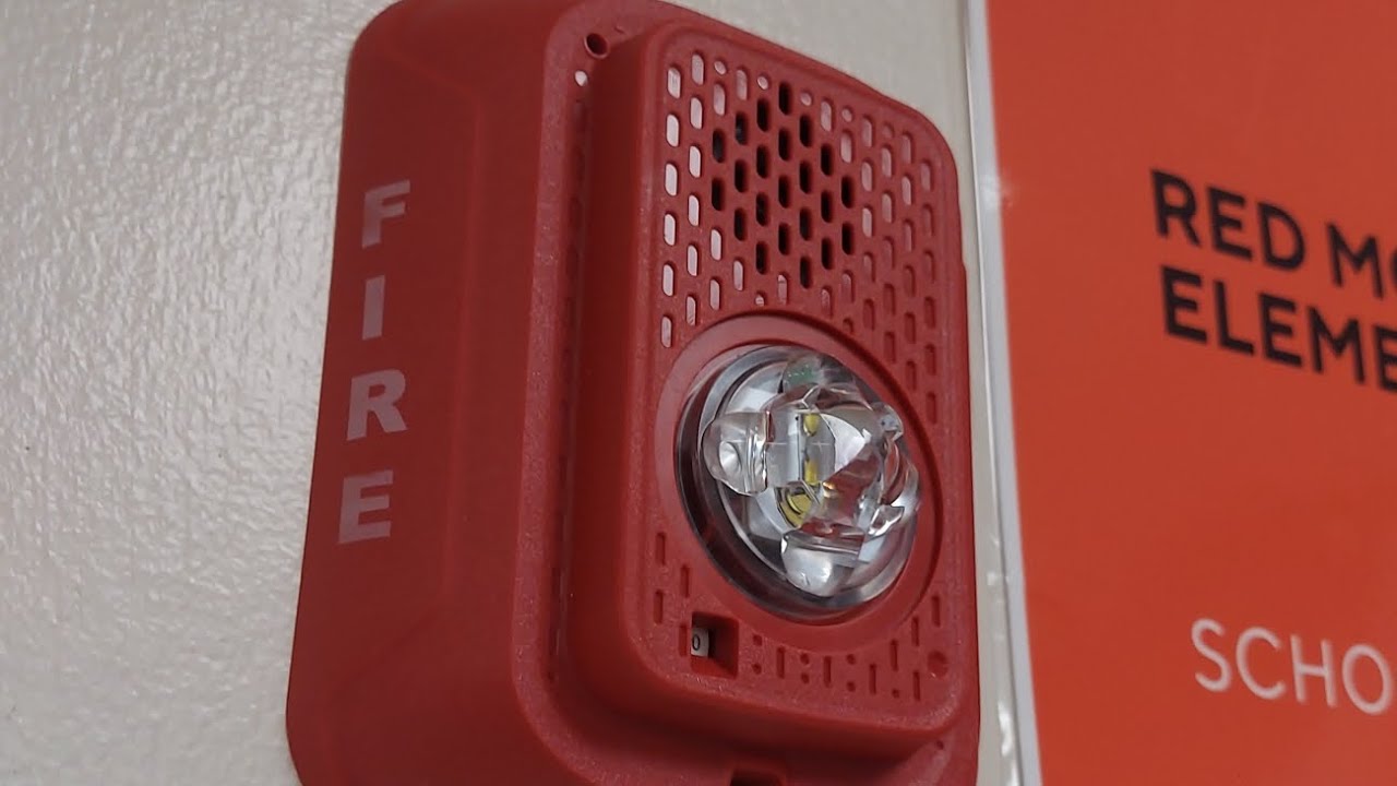 New fire alarm system replacement at a elementary school. - YouTube