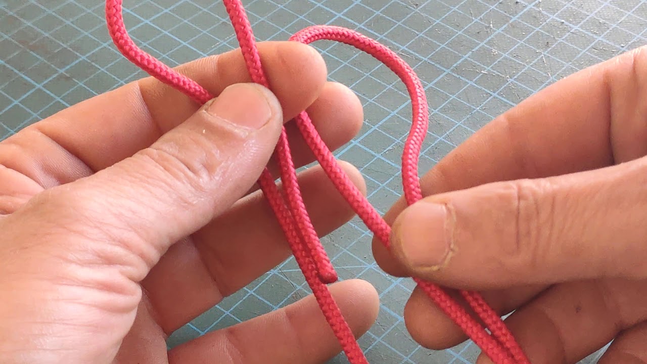 Nó quadrado ou nó da amizade. - YouTube