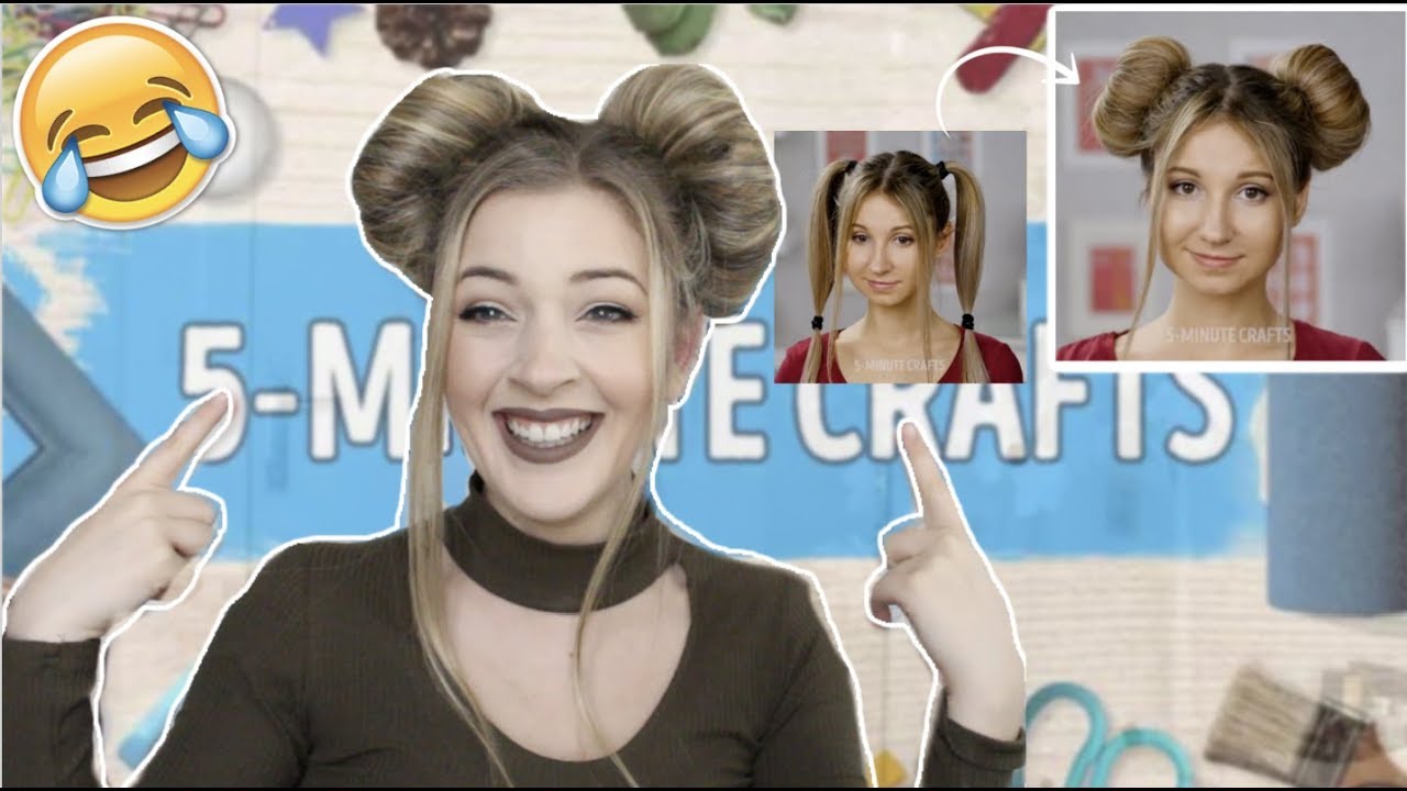 Je Teste Des Astuces Coiffures 5 Min Craft Youtube