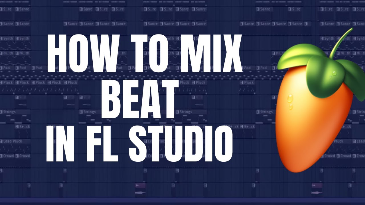 How to mix beat in fl studio step by step tutorial - YouTube