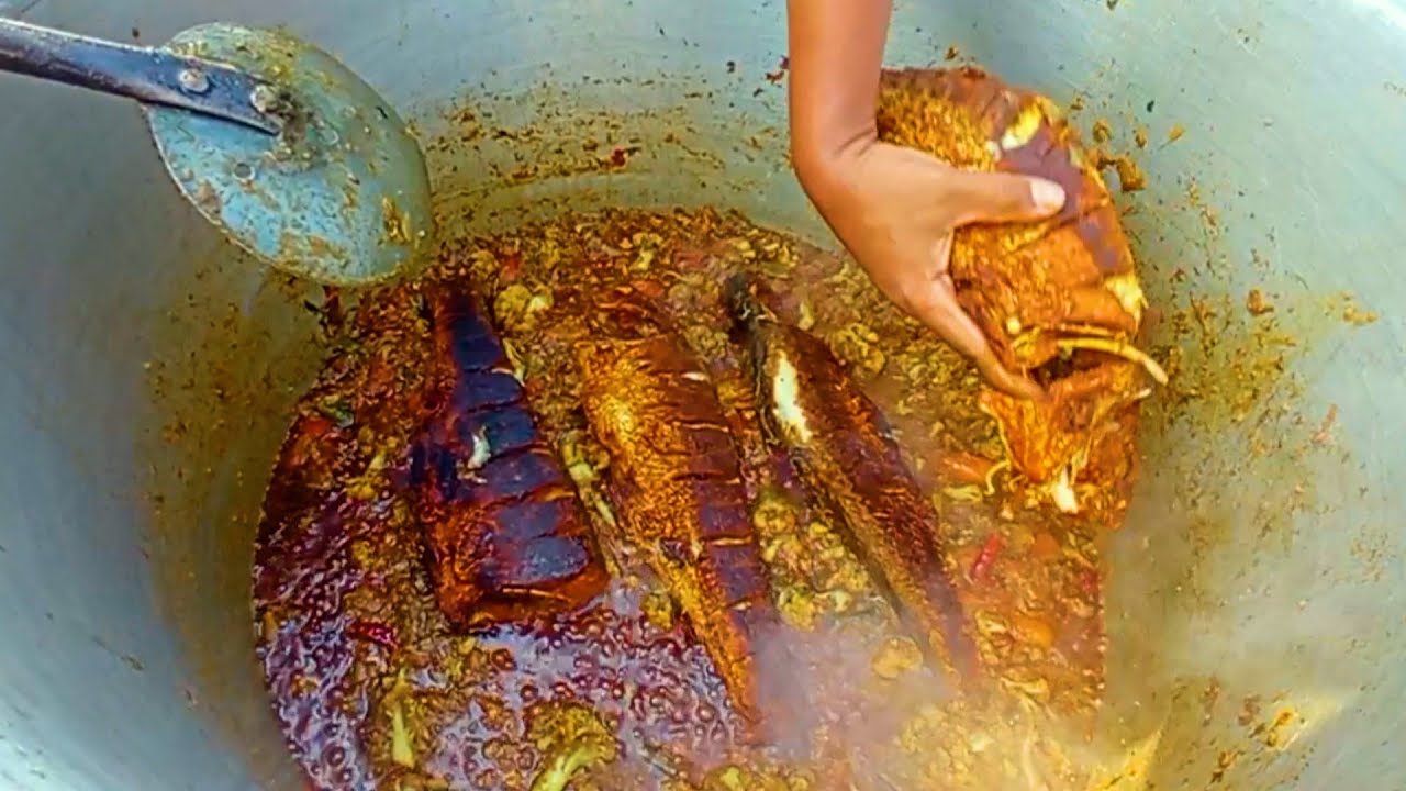Fishes Cutting And Cooking | Fish Cook With Vegetables | Fish Fry ...