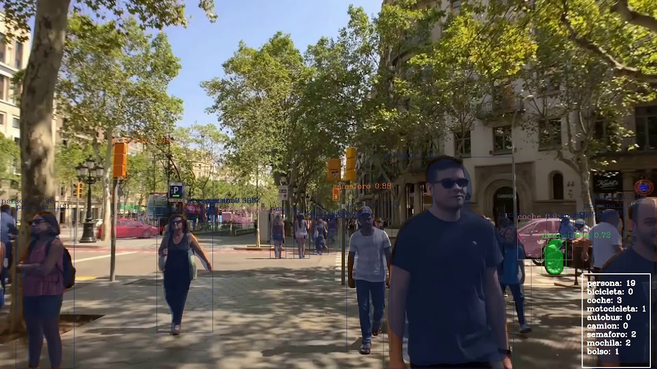 Object detection in the street - YouTube