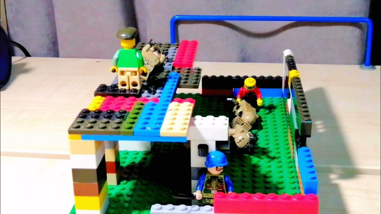 лего фильм атака военной базы - YouTube