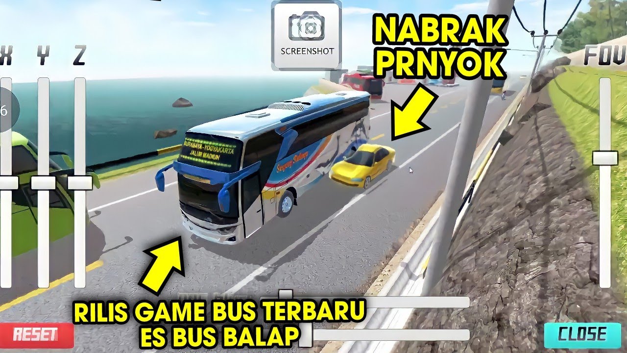 Grafik Lebih Bagus Dan Nabrak Bisa Hancur !! Siap Rilis Es Bus Balap ...